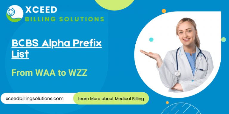 BCBS Alpha Prefix from WAA to WZZ (Updated 2025) - XceedBillingSolutions